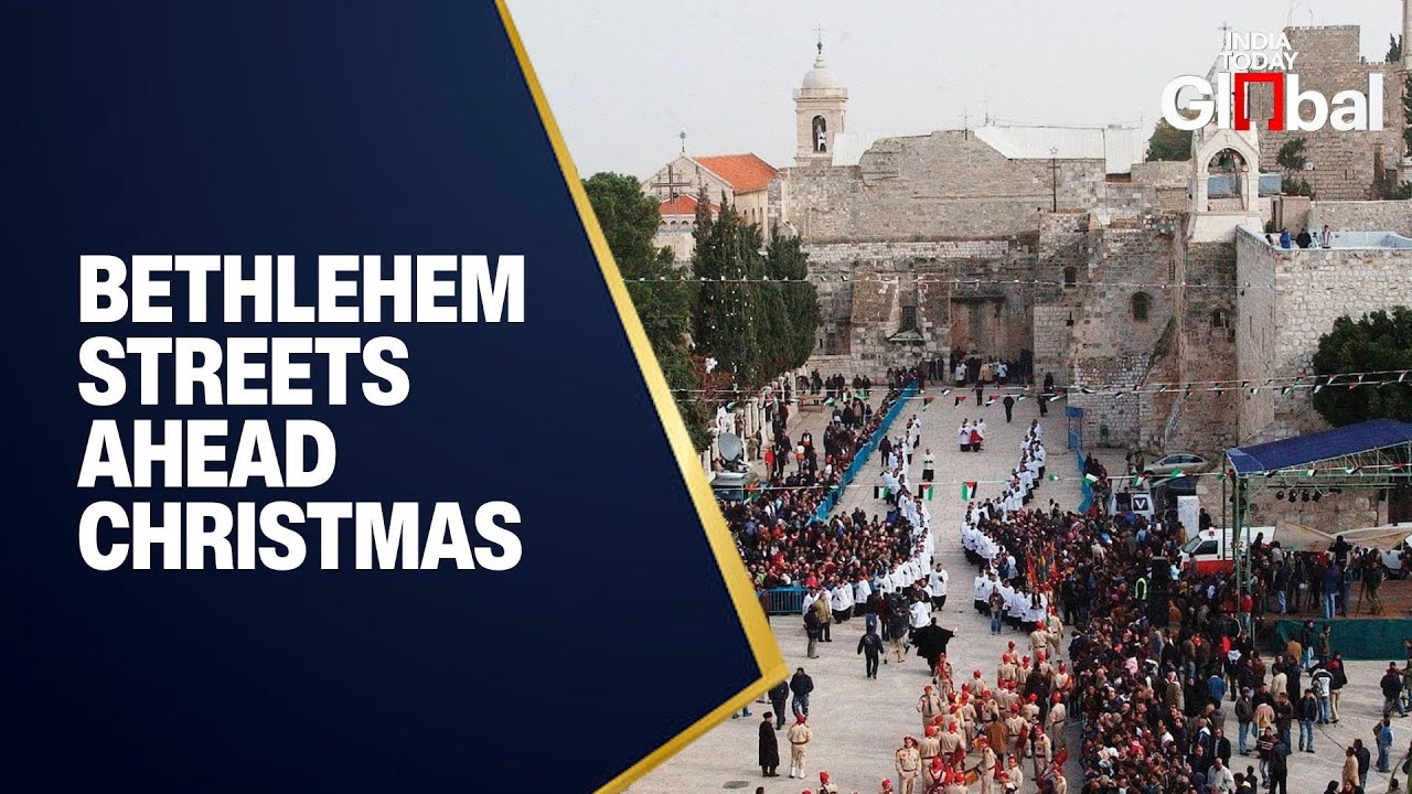 LIVE: Bethlehem Scenes Before Christmas - YouTube