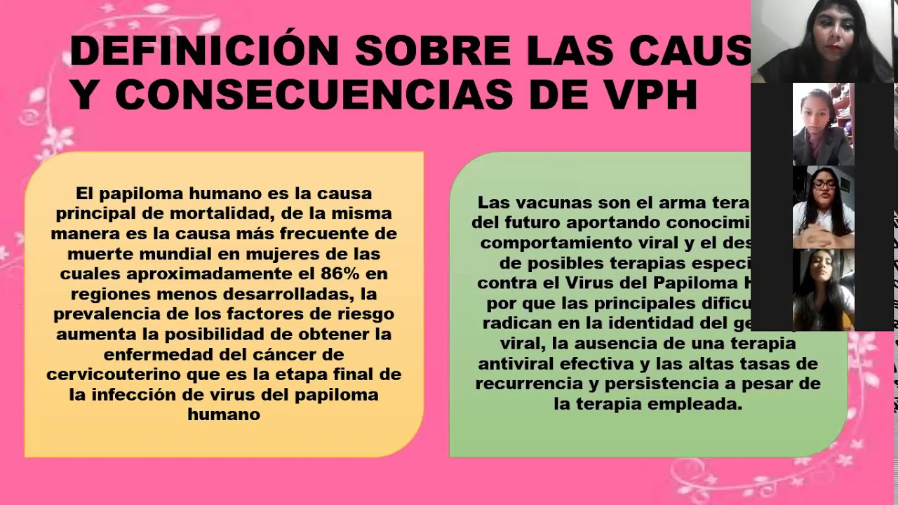 CONOCIMIENTO DE LAS CAUSAS Y CONSECUENCIA DEL VPH - YouTube