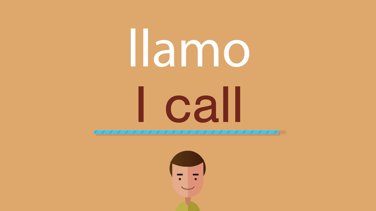 Cómo se dice llamo en inglés - YouTube