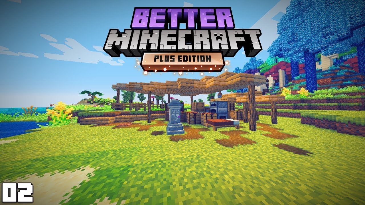 Better Minecraft [Plus] | Ep. 2 a Base! - YouTube