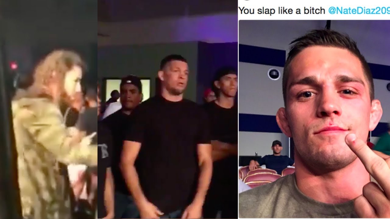 Nate Diaz & Clay Guida Get Into Altercation, Slaps Teammate Tyler ...