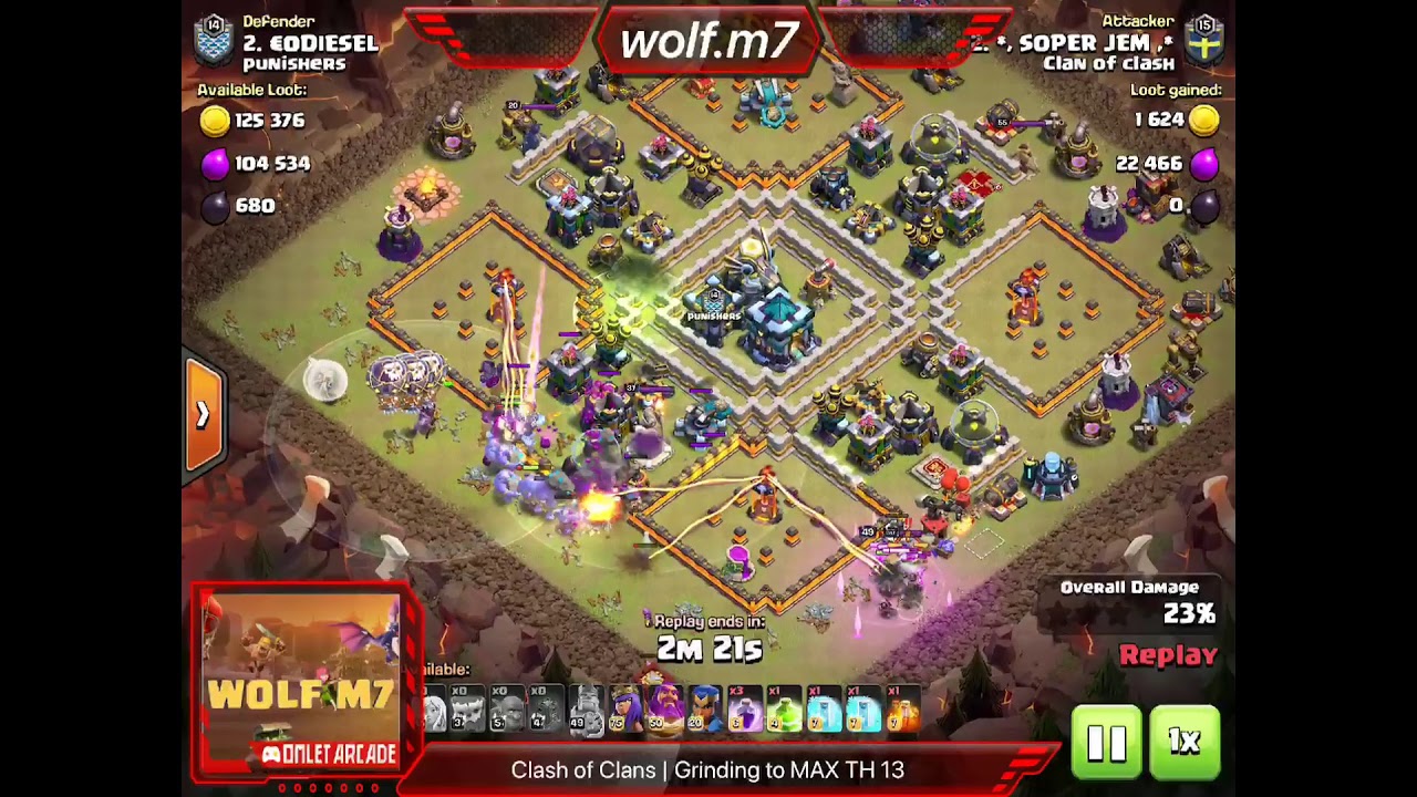 Clash of Clans | Wolf M7 | Glories second day - YouTube