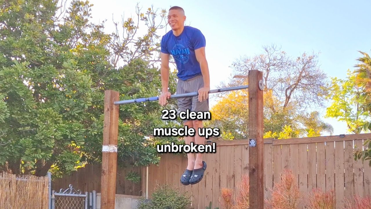 Just 23 clean muscle ups unbroken at 44 years young! #sandiegofitness ...