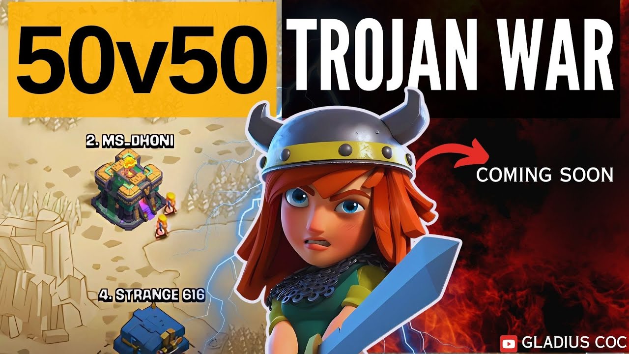 CLASH OF CLANS DIWALI SPECIAL TROJAN WAR - YouTube