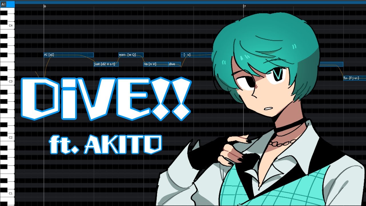 【VOCALOID 6 Cover】DiVE!! ~TV Size~ (AKITO) - YouTube
