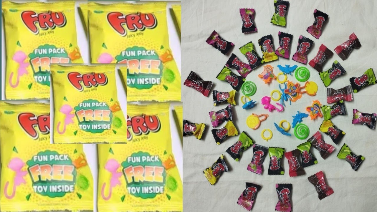 FRU juicy jelly Fun Pack Free Toy inside🍓🍓🍓🥭🥭🥭 - YouTube