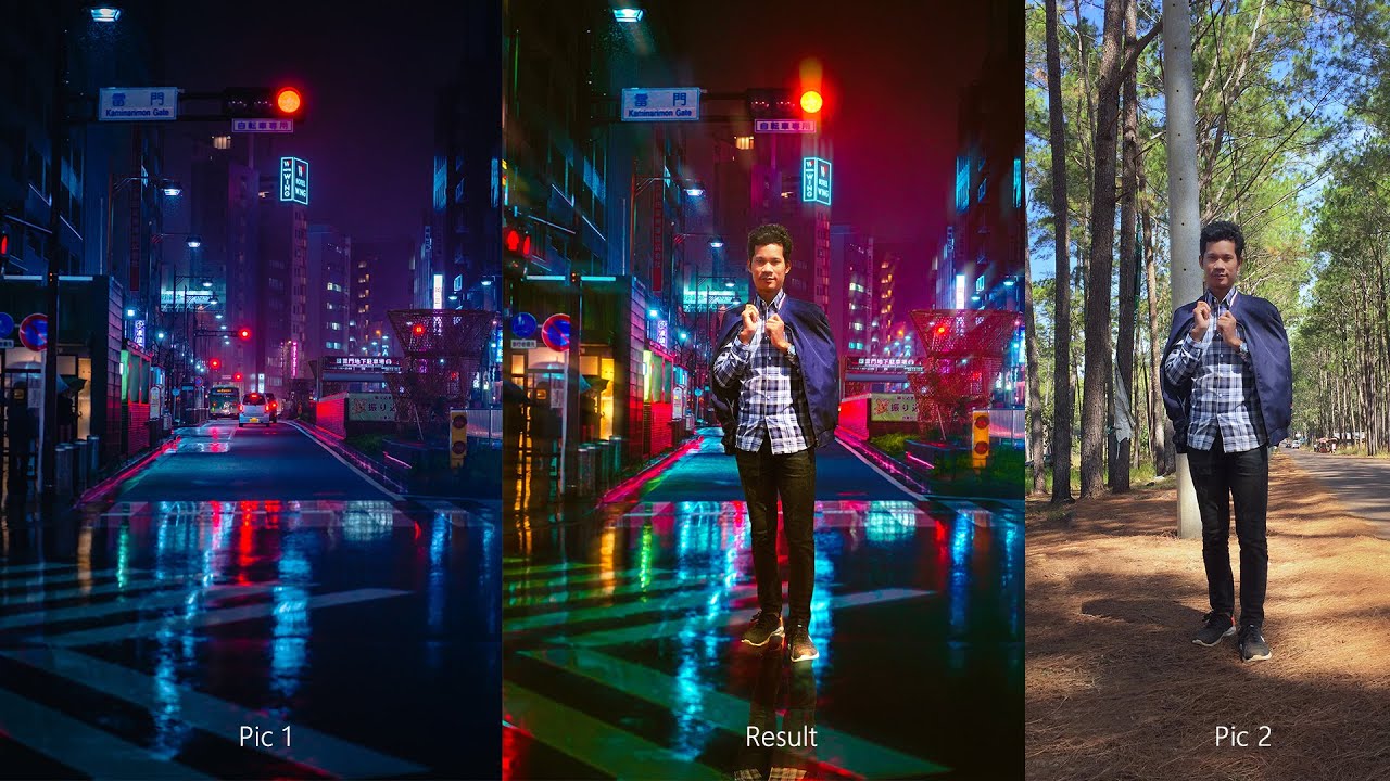 realistic change background - YouTube