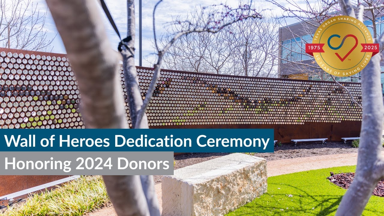 Wall of Heroes Dedication Ceremony Honoring 2024 Donors - YouTube