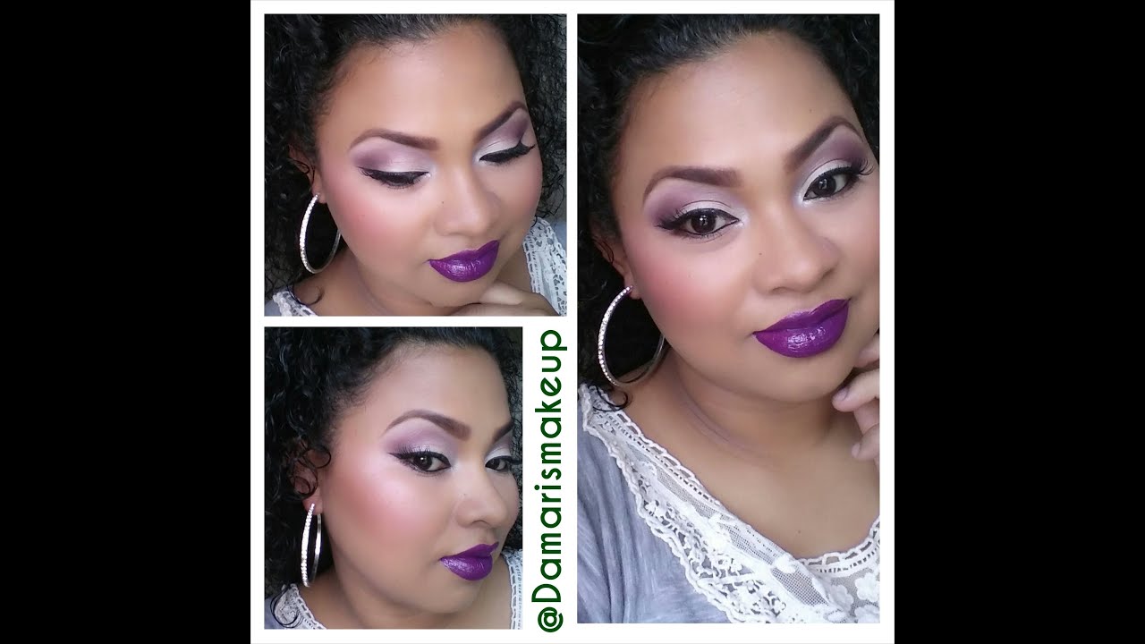 FALL MAKEUP PLUM LIPS - YouTube