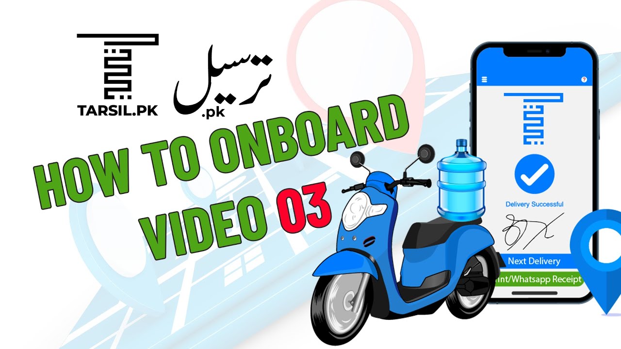 Tarsil Onboarding Tutorial #3 | Driver Account | Best Water Delivery Software & Driver Mobile ...
