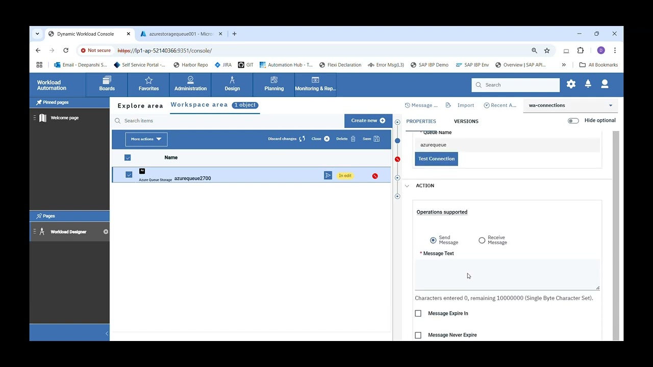 How to use Azure Queue Storage integration with Workload Automation ...