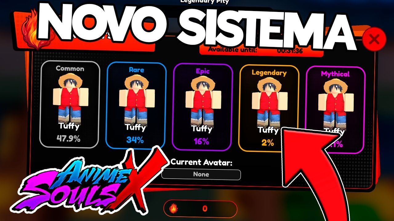 EITA!!! NOVO SISTEMA DE AVATAR + QUANDO VAI LANÇAR??? O ANIME SOULS ...