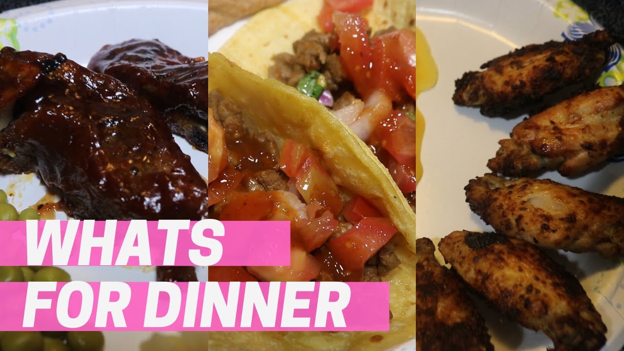 WHATS FOR DINNER || 3 YUMMY EASY MEALS || SEPTEMBER 2020 - YouTube