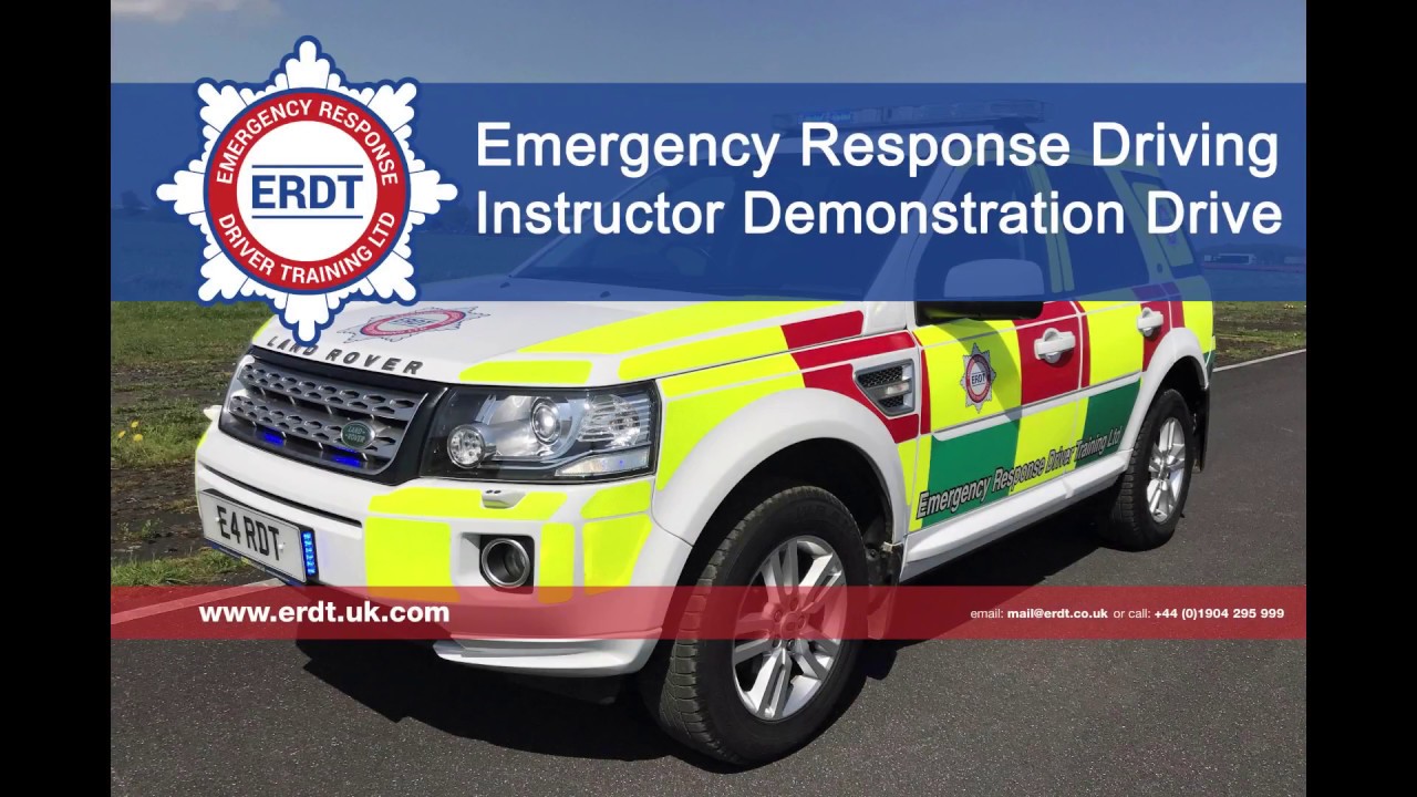Emergency Response Driving Instructor Demonstration Drive - YouTube