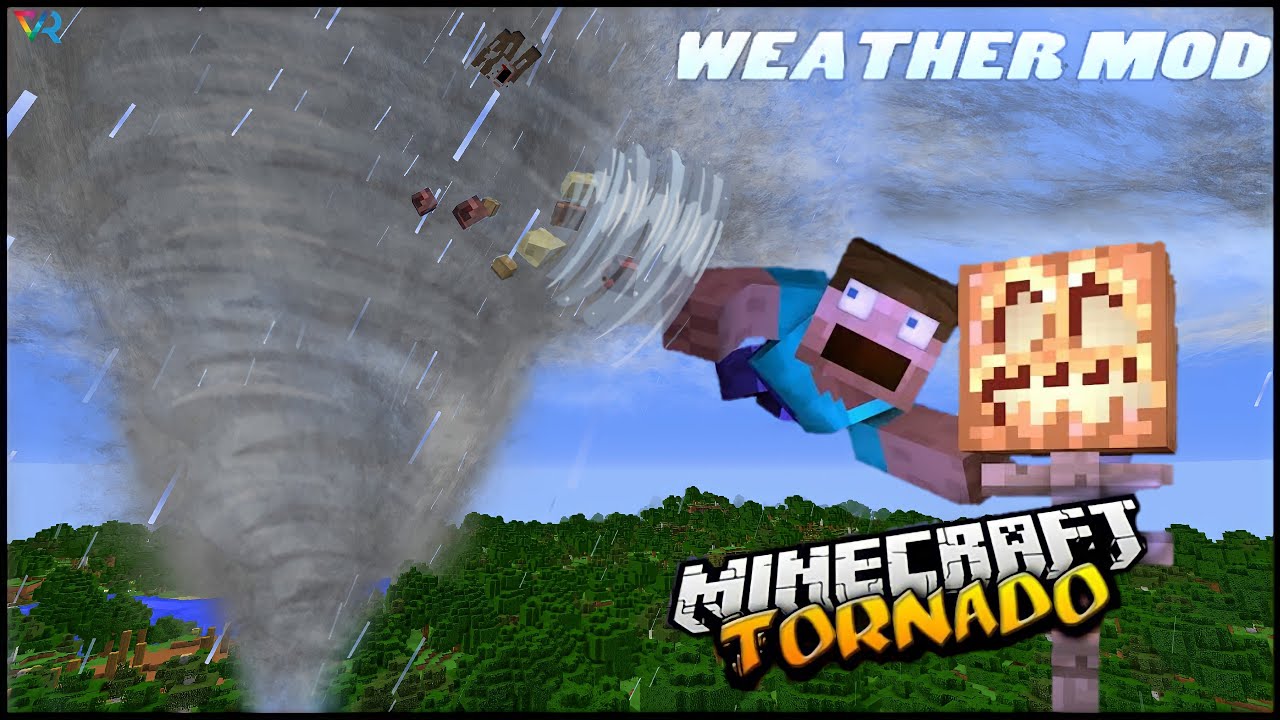 Weather⛈️, Storms🌀 & Tornadoes🌪️ Mod In Minecraft - YouTube