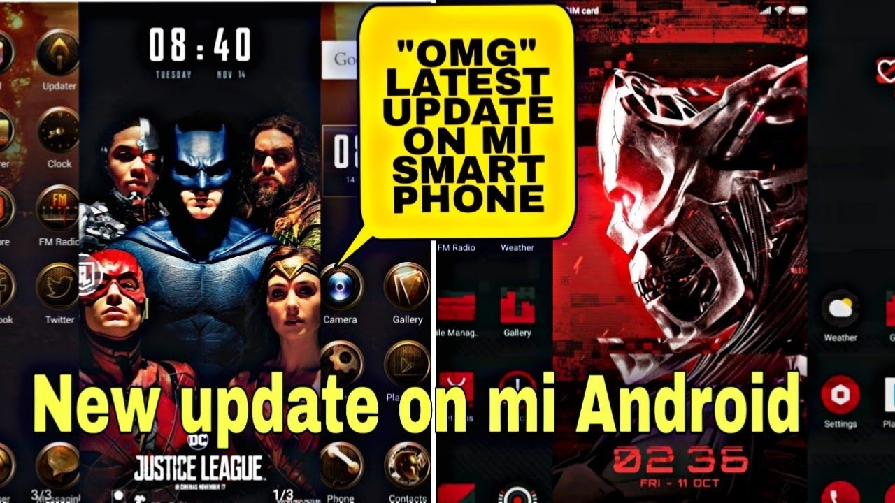 Latest update on mi smartphone - YouTube