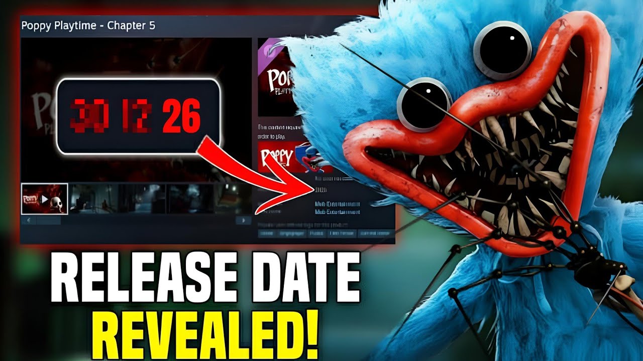 Poppy Playtime CHAPTER 5 Release Date LEAKED? | Explained In Hindi ...