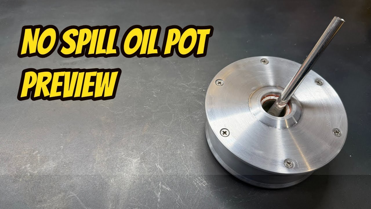 No Spill Oil Pot Preview - Oil container for Mini Lathe and Milling ...