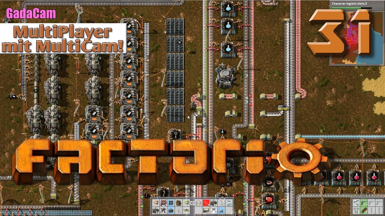 Factorio Multiplayer #31 Wieder Detailoptimierungen Industrie Fabrik ...