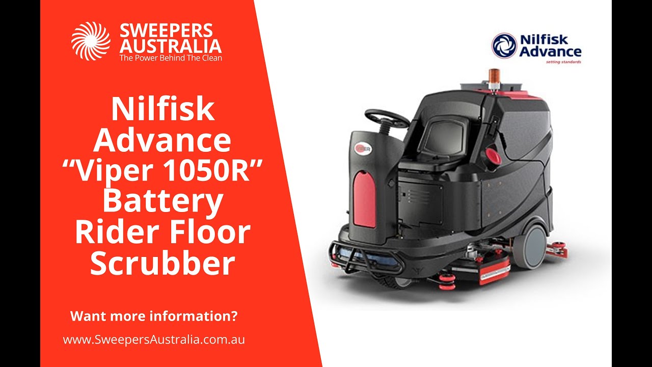 Nilfisk Advance "Viper 1050R" Battery Rider Floor Scrubber from ...