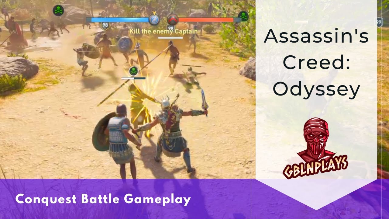 Assassin's Creed Odyssey - Conquest Battle Gameplay - YouTube
