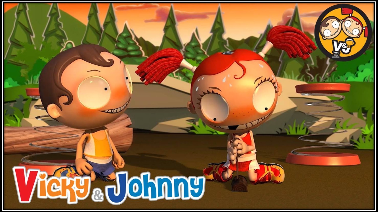 Vicky & Johnny | Episode 33 | CAMP FIRE | Full Episode for Kids | 2 MIN ...
