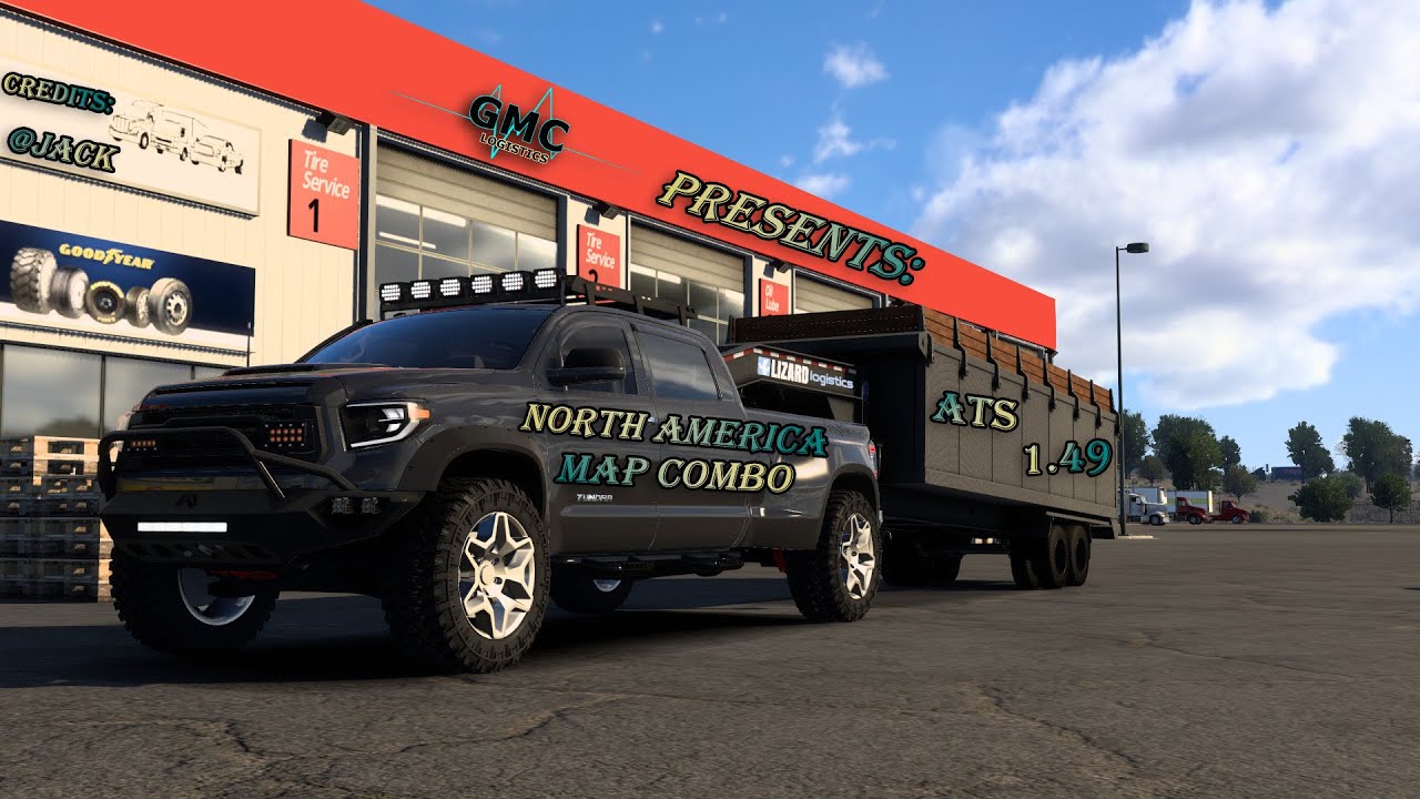 ATS 1.49 - GMC Logistics - North America Map Combo 24.03.2024 - YouTube