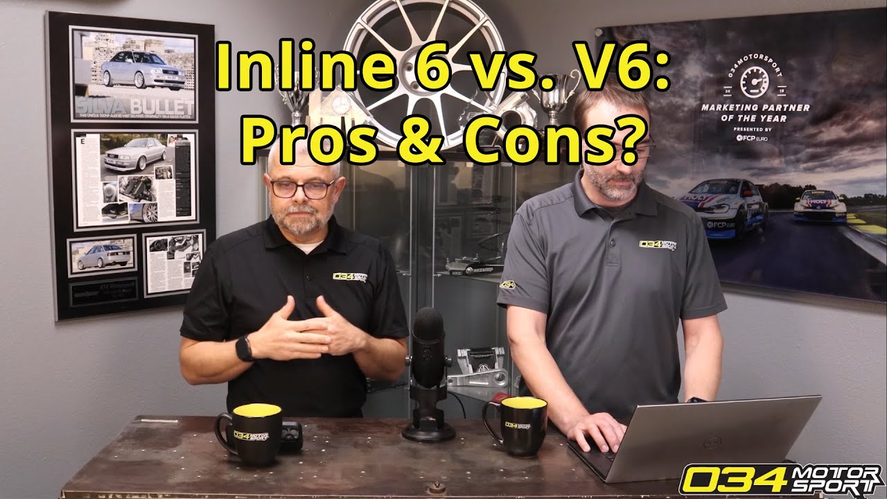 Inline 6 vs. V6: Pros & Cons? | 034Motorsport FAQ - YouTube