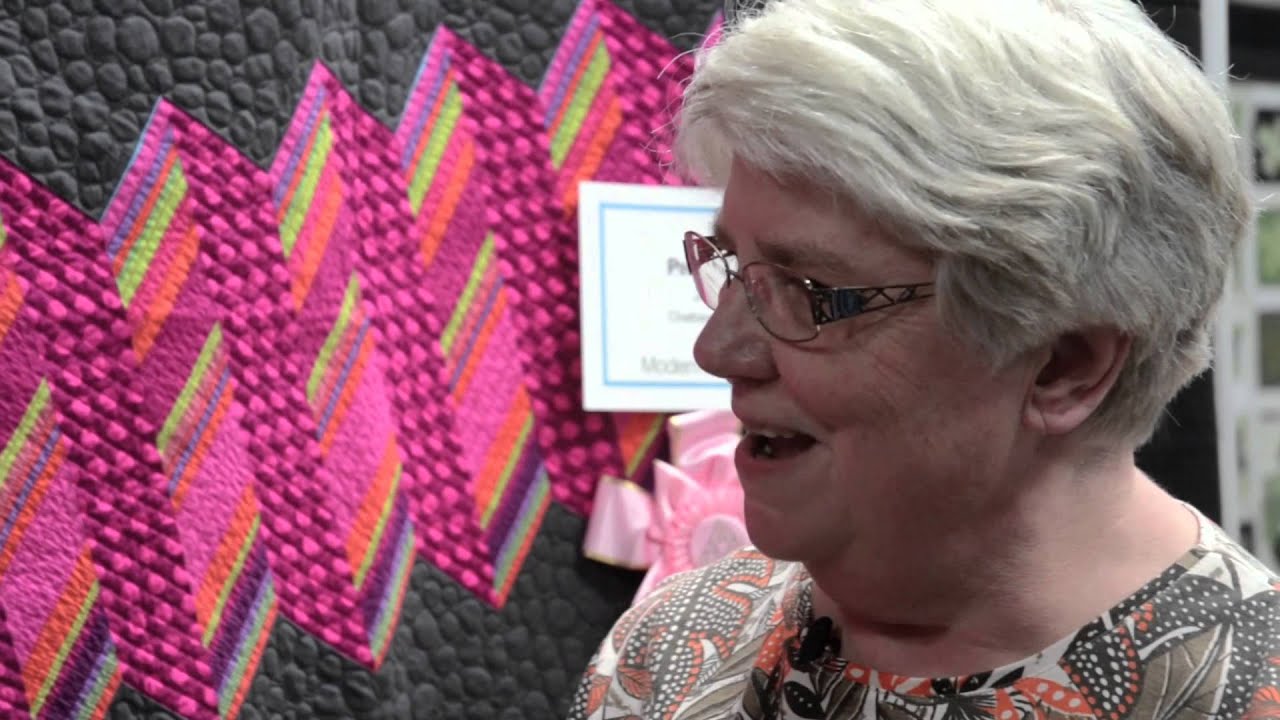 Jean Larson, Original Design Award - Modern Quilt Challenge 2013 - YouTube
