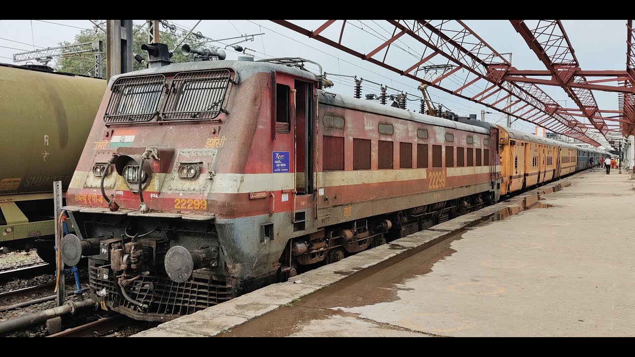 22442 Kanpur Central - Chitrakoot Intercity Express Arriving at ...