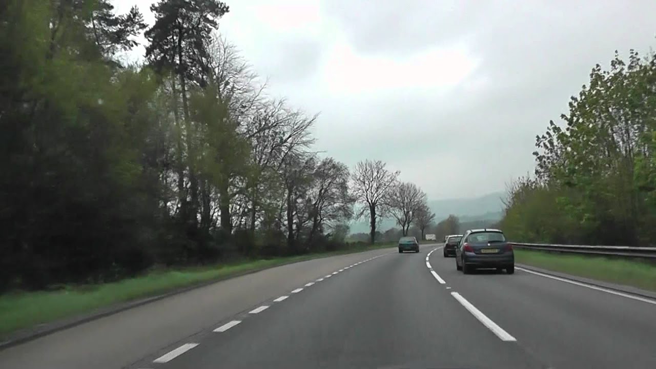 Driving On The A38 From M5 Motorway Junction 31 To Heathfield, Devon ...