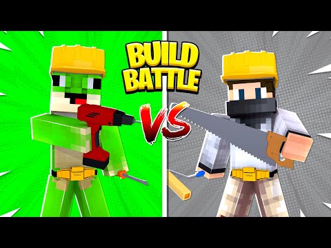 OĞUZLA YAPI SAVAŞI YAPTIK! - Minecraft Build Battle