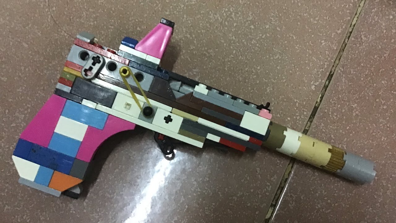 Lego blowback mini pistol (+tutorial) - YouTube