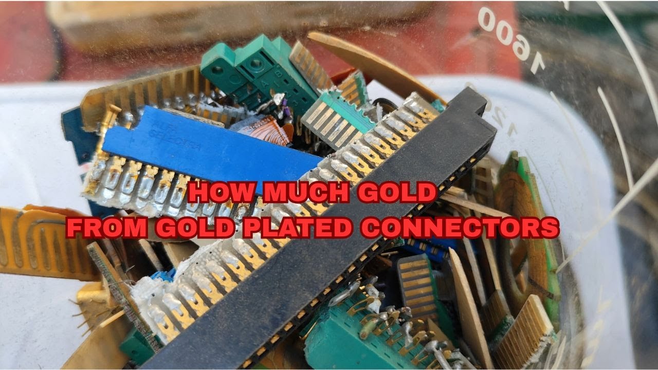 How much gold - Gold plated connectors - YouTube