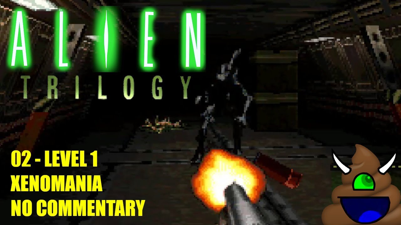 Alien Trilogy PC (DOSBox) - 02 Level 1 - All Secrets - YouTube