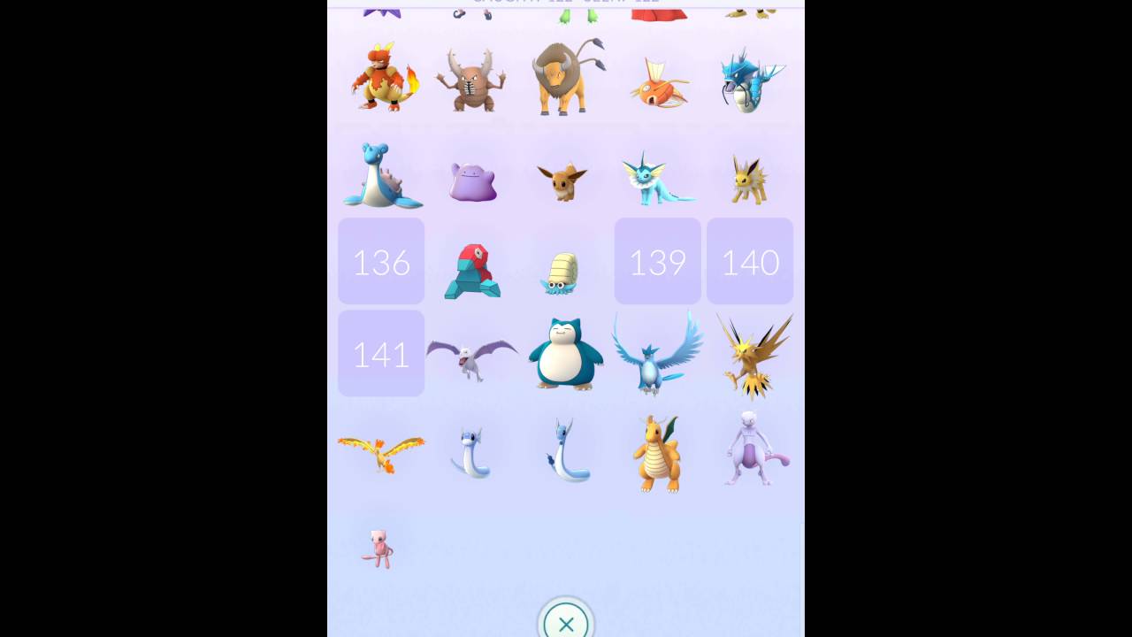 Pokemon Go: Legendary Pokemon Pokedex Entries - YouTube