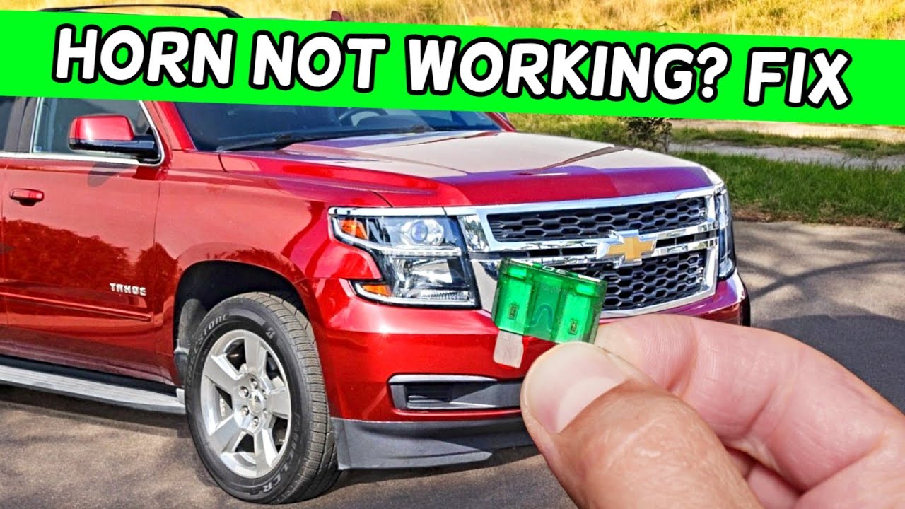 Why Horn Does Not Work Chevrolet Tahoe Chevy Suburban 2014 2015 2016 2017 2018 2019 - YouTube