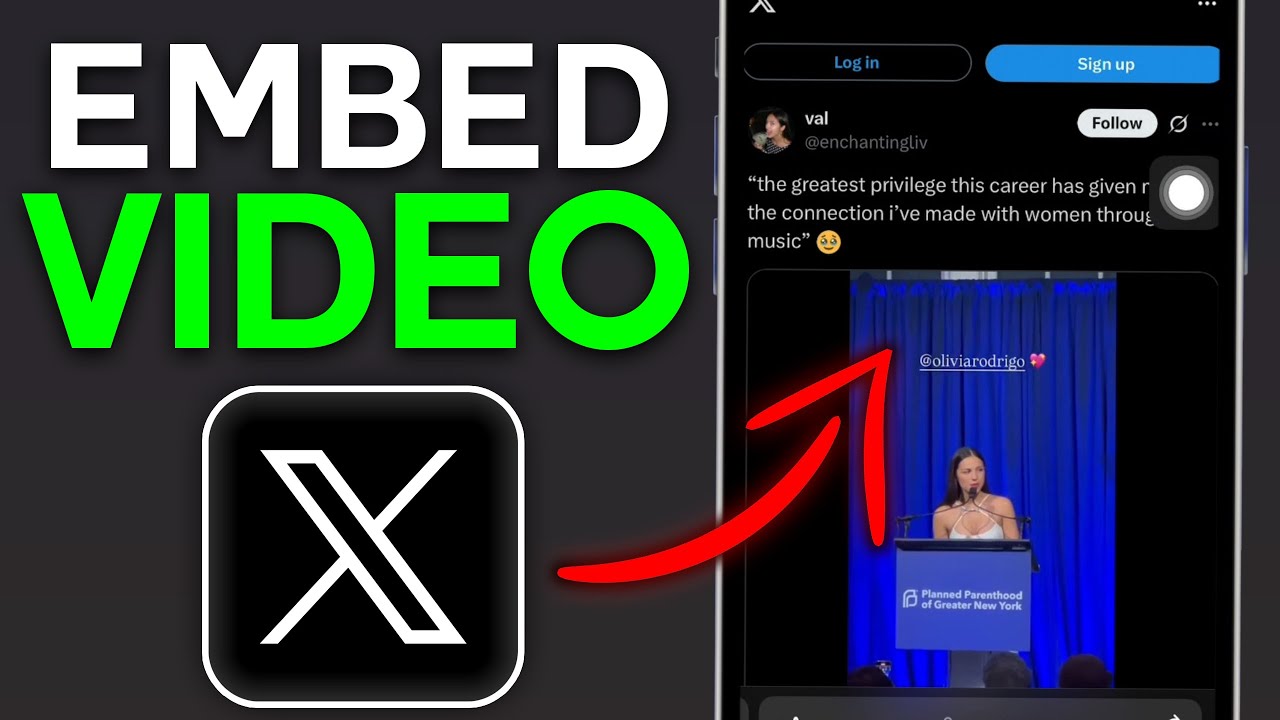 How to Embed Video on X / Twitter in 2025 - YouTube
