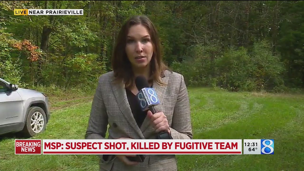 MSP: Man shot by fugitive team was armed with machete - YouTube