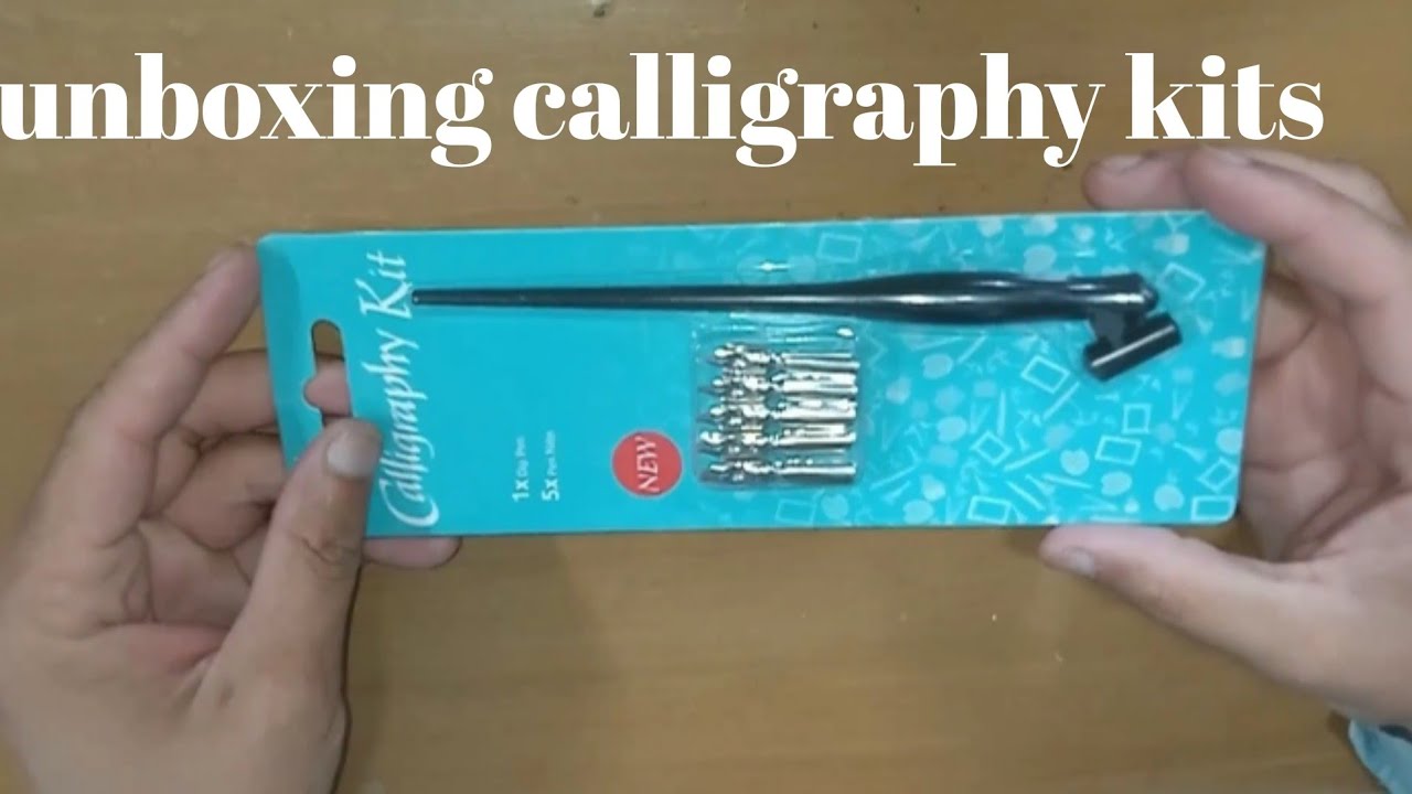 Unboxing calligraphy kits|Learn calligraphy||Calligraphy Guru - YouTube