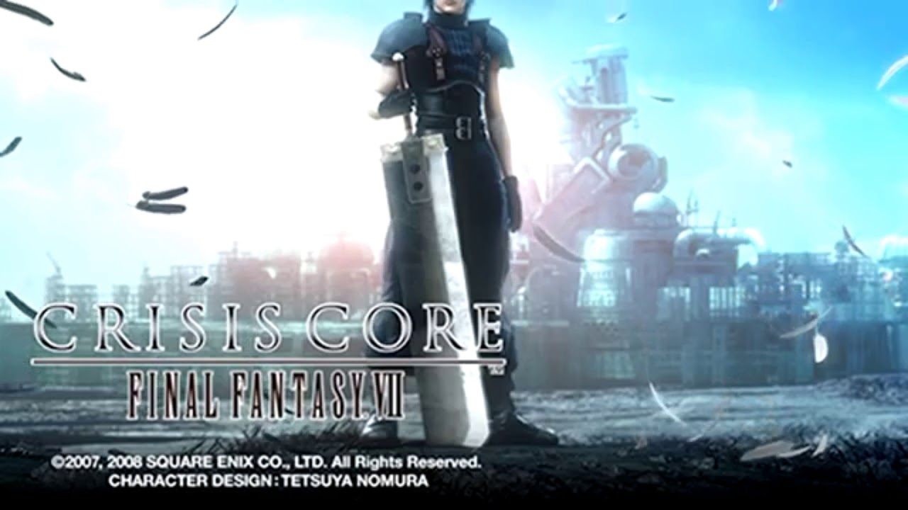 Final Fantasy VII Crisis Core title screen extended - YouTube