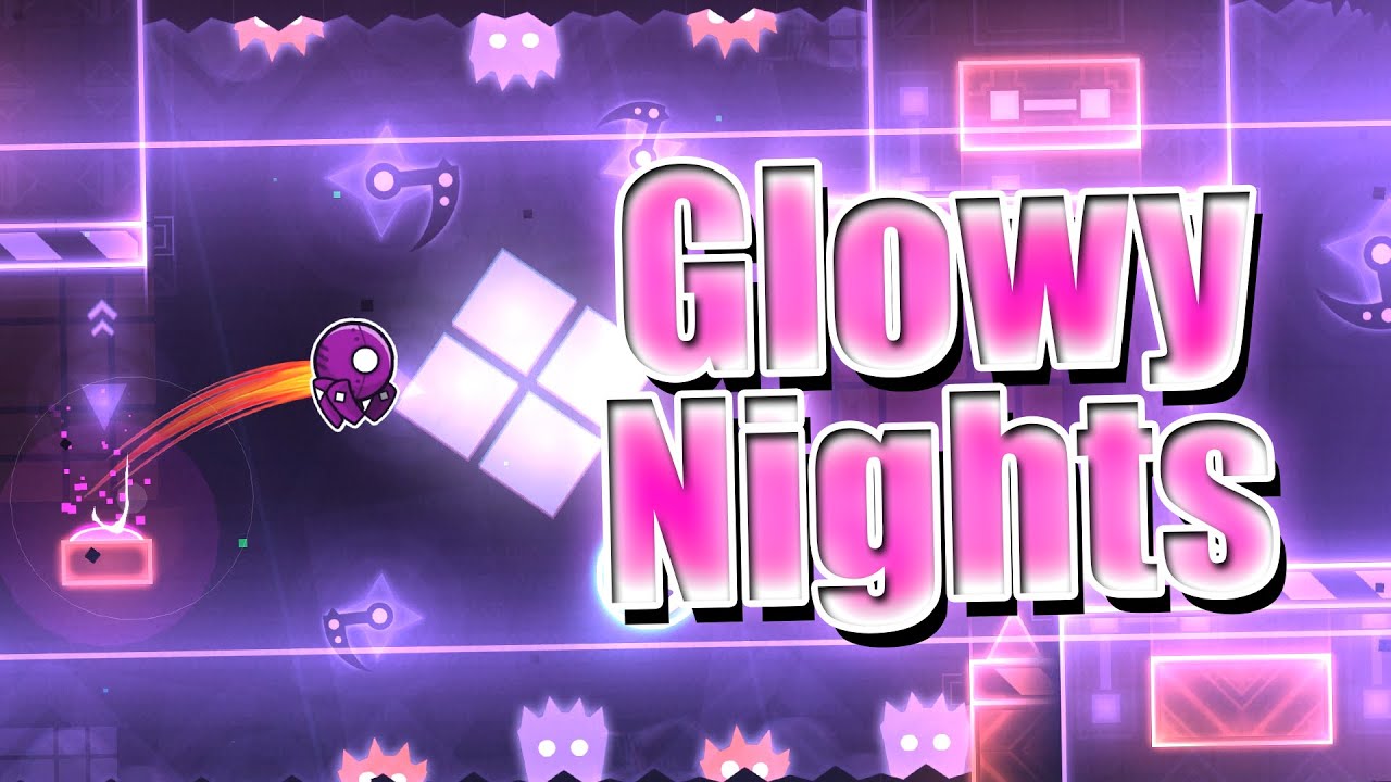 "Glowy Nights" by Cesardavid21GD [ALL COINS] | Geometry Dash Daily #763 ...