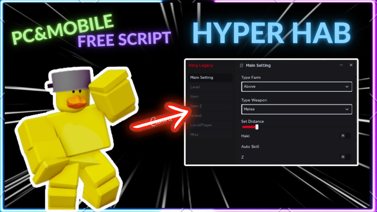 H.A.C.K KING LEGACY TRÊN ĐIỆN THOẠI VÀ MÁY TÍNH[HYPER HAB] | AUTO ...