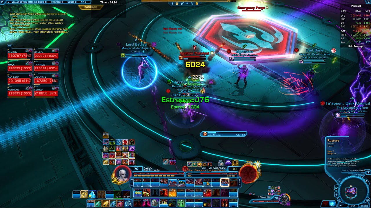 SWTOR Scyva 8 HM/VM Anni POV - YouTube