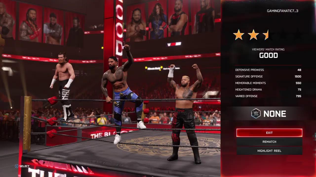 WWE #W2K25 - Jey vs. Jimmy: Bloodline Rules Match for The World ...