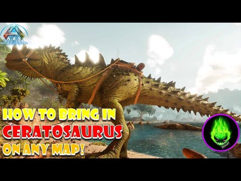 Ark Ascended - How To Bring In The Ceratosaurus On Any Map! - YouTube