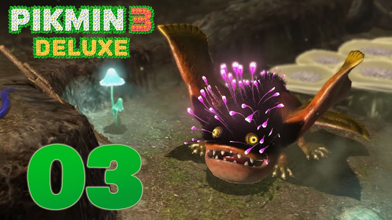 Pikmin 3 Deluxe - Episode 03: Phosbat Blunder - YouTube