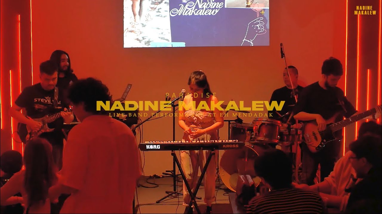 Nadine Makalew - Paradise (BAND LIVE VERSION) - YouTube