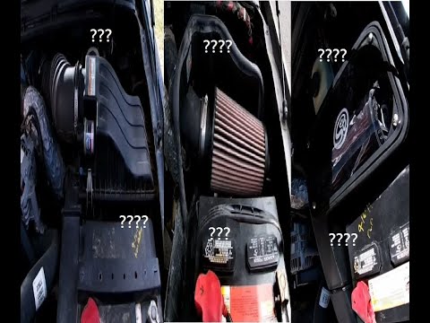 AIR INTAKE COMPARISON. WHO WINS?? Open element? Stock? Closed box? We ...