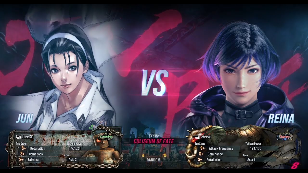 [TK8] Playtest with WeWe | Jun vs Reina - YouTube